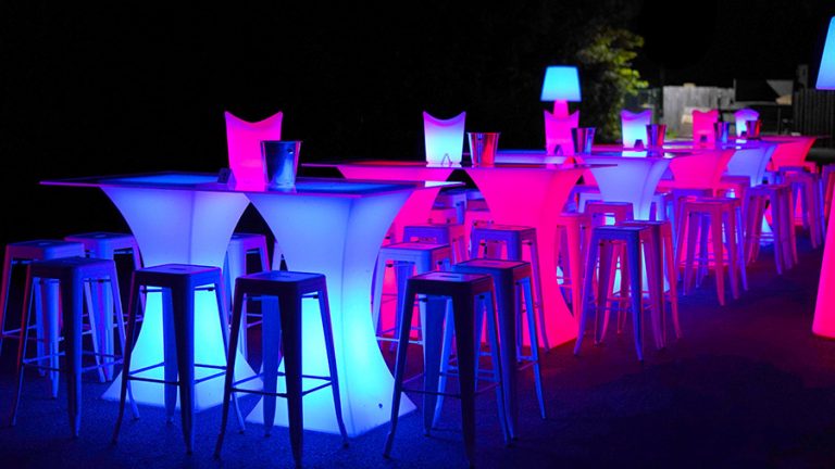 Glow Table High Top Rental – Glow Table Dinner