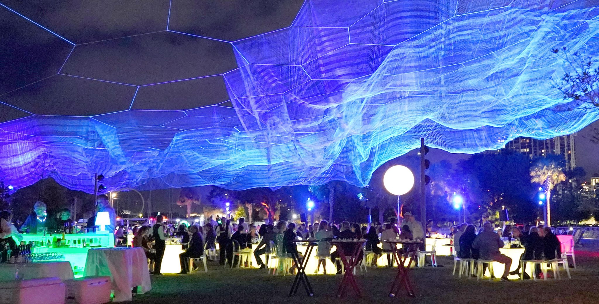 Glow Gala Event Rentals | Glow Table Dinner